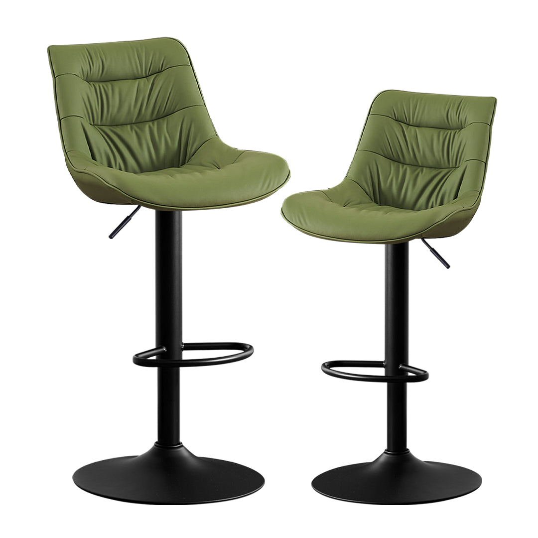 YOUNIKE Modern Bar Stools Counter Height Stools Set of 2